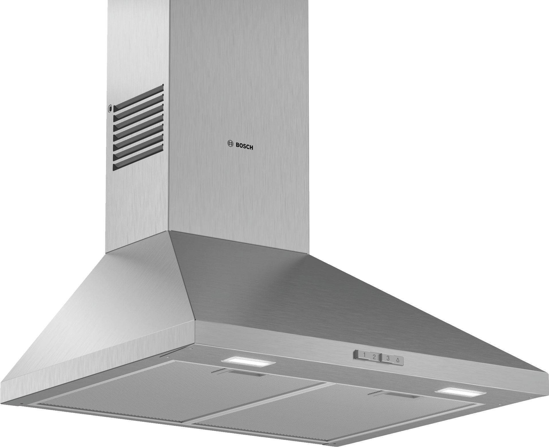 Bosch Series 2 Wall-mounted cooker hood 60 cm Stainless steel ...