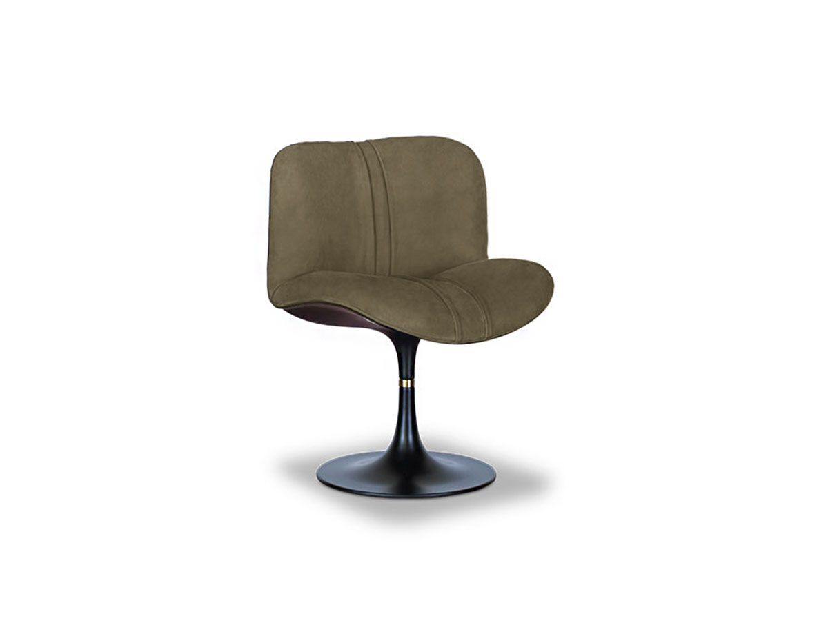 Baxter Marilyn Revolving Chair - Leather Kashmir Mimétique: Prices up ...