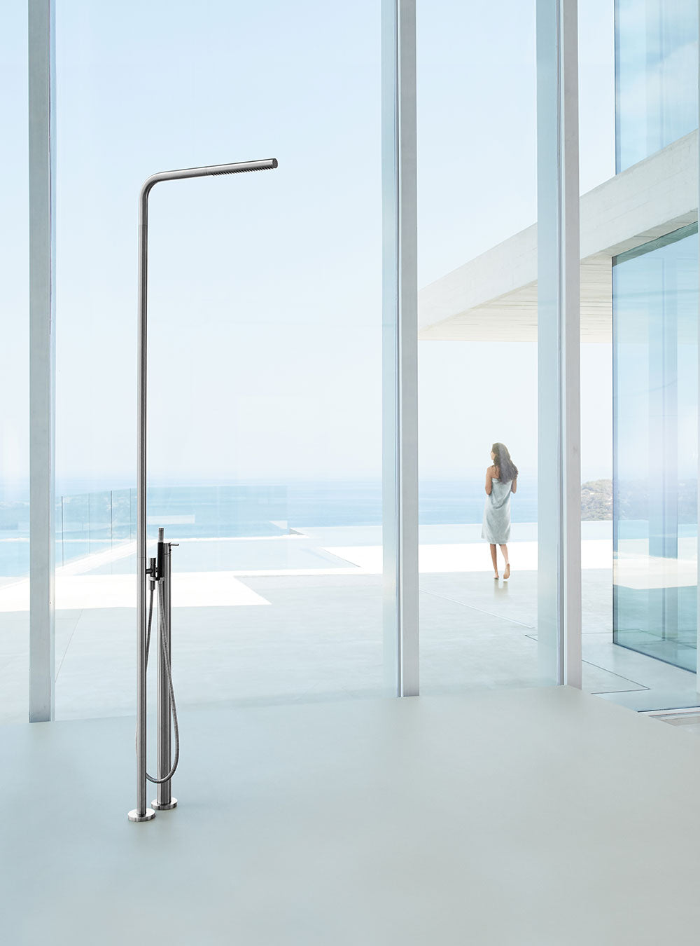 Vola Free-standing thermostatic shower FS3: Prices up to 40% off